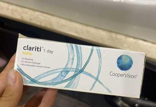 Линзы контактные clariti 1 day toric