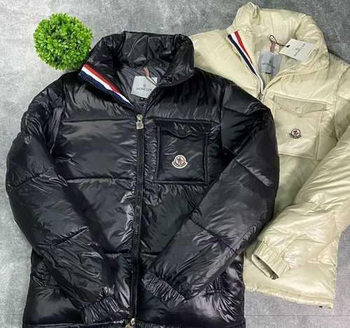 Куртка пуховик зимний Moncler Мaya глянец