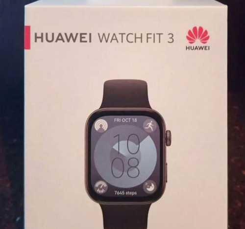 Смарт часы huawei watch fit3