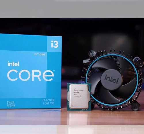 Процессор intel core i3 12100f box