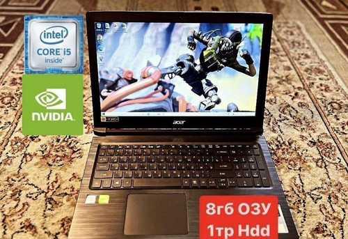 Игровой Acer core i3-7gen-4 ядра/Nvidia/SSD/FHD