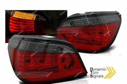 Фонари задние Bmw E60 LCI 07-09 Led кр-тонирован