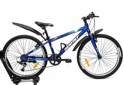 Подростковый велосипед gestalt 24" V-421 синий (20