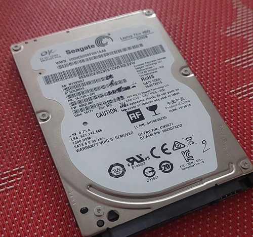 Жесткий диск 2.5" Seagate 320gb