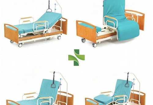 Кровать с поворотным креслом, для лежачих больных