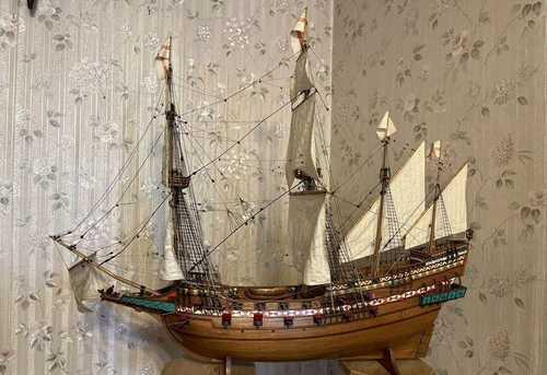 Модель корабля Revenge 1577г. парусник