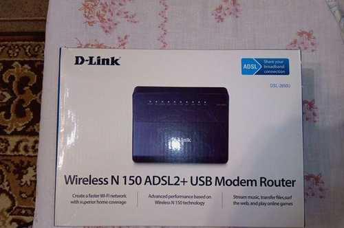 Wi-fi Роутер Wireless N 150. + модем D-Link