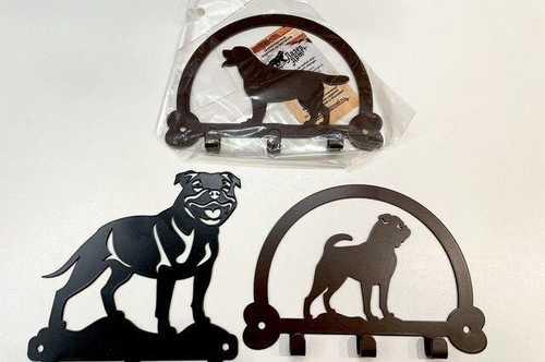 Ключницы и вешалки настенные с породами собак
