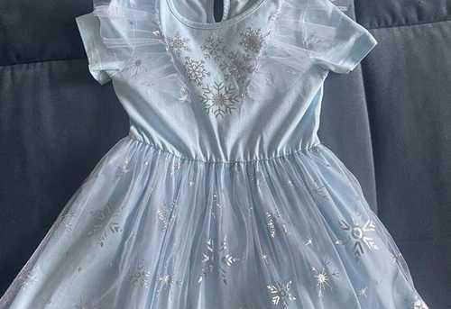 Платье снежинки для девочки 116-122