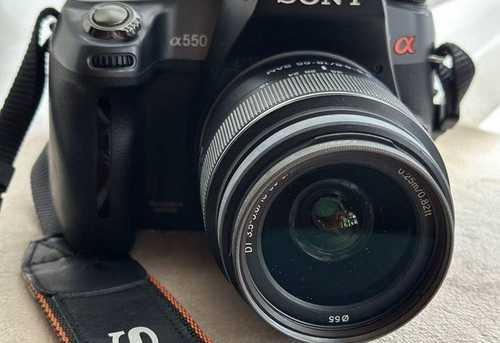 Фотоаппарат Sony a550, 2 объектива