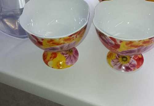 Креманницы,хрустальные вазы