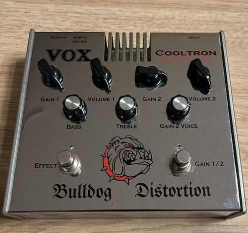 Гитарная педаль vox cooltron buldog distortion