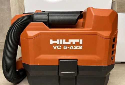 Аккумуляторный пылесос Hilti VC 5-A22