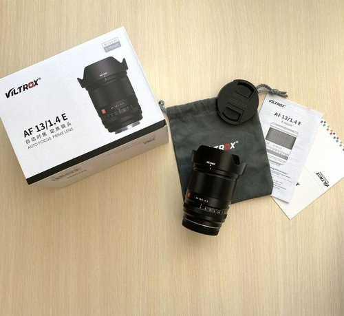 Объектив Viltrox AF 13mm F1.4 E-mount APS-C