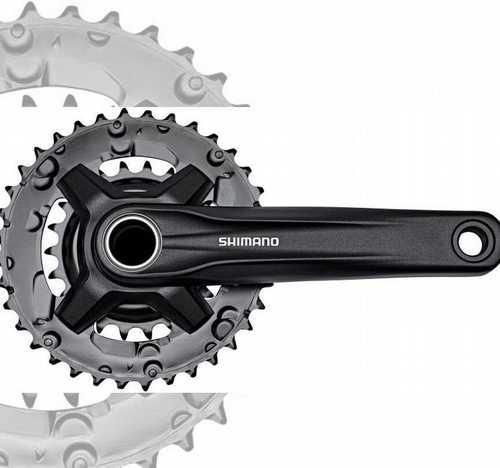 Система шатунов Shimano, MT210-2, 170 мм, 36/22T