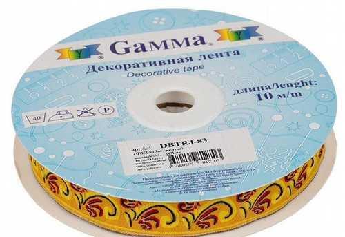 Лента жаккардовая 16 мм Gamma dbtrj-83 10 м отдел
