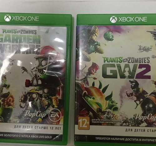 Plants vs zombies garden warfare две части xbox