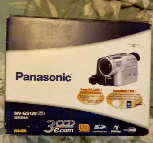 Minidv видеокамера panasonic nv gs 120