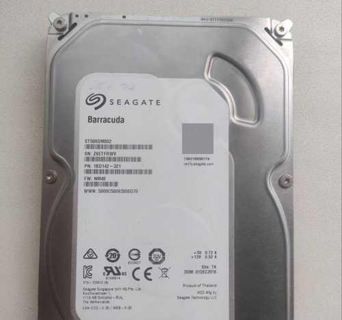 Жесткий диск seagate barracuda 500gb