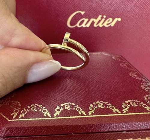 Золотое кольцо cartier гвоздь