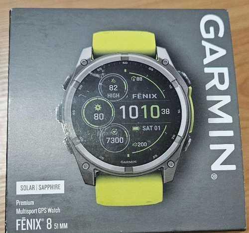 Garmin Fenix 8 51mm Solar Sapphire Titanium