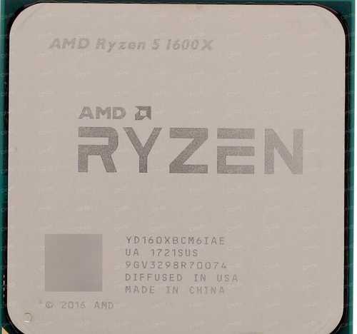 Процессор AMD Ryzen 5 1600X (AM4, 6/12)