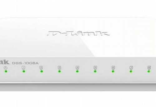 D-Link Коммутатор DGS-1008A/E1A неуправляемый