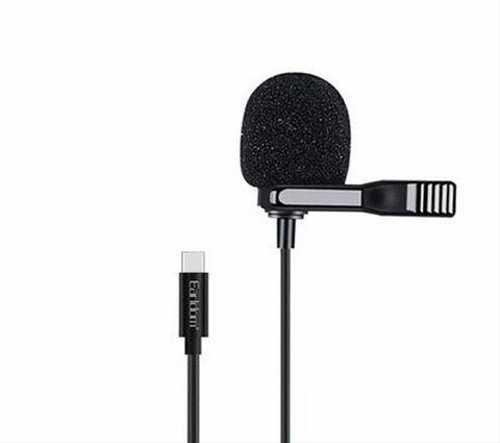 Микрофон Earldom, ET-E35, пластик, с зажимом, 20 Г