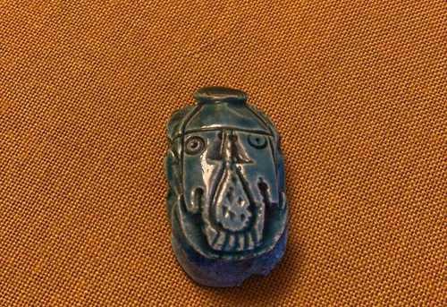 Жук скарабей Египет натуральный камень