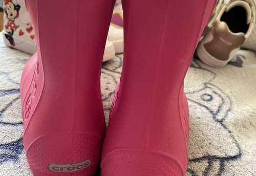 Резиновые сапожки для девочки Crocs