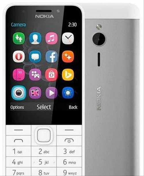 Nokia 230 Dual Sim белый