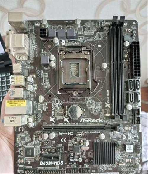 Материнская плата as rock b85m-hds lga 1150