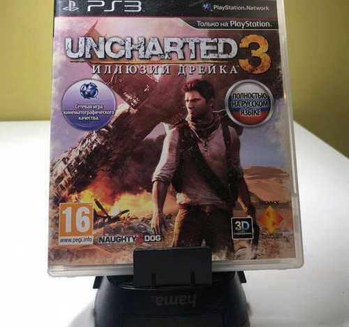 Диск игра PS3 Uncharted 3 иллюзии дрейка