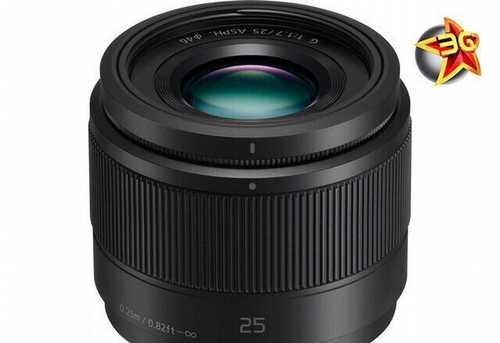 Panasonic 25mm f/1.7 G Aspherical H-H025 Black