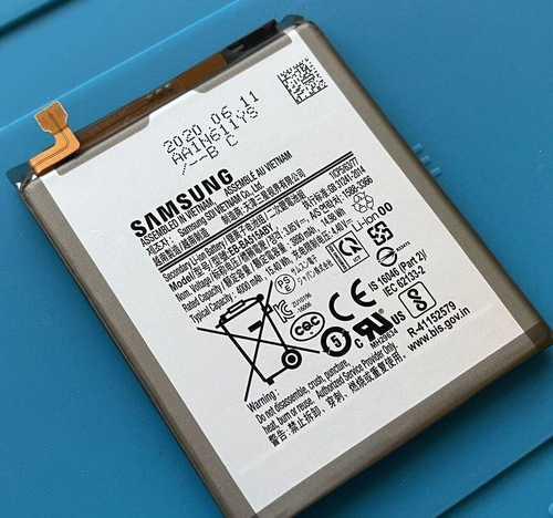 Аккумулятор Samsung A51 (A515F)   установка