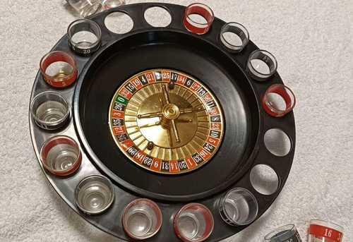 Набор для настольной игры в рулетку (стекло)