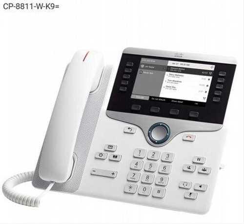 IP-телефон Cisco 8811 SIP без бп Белый, CP-8811-W