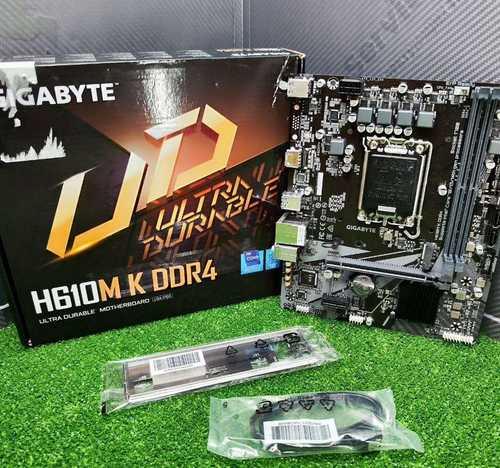 Материнская плата Lga 1700 Gigabyte H610M K Ddr4