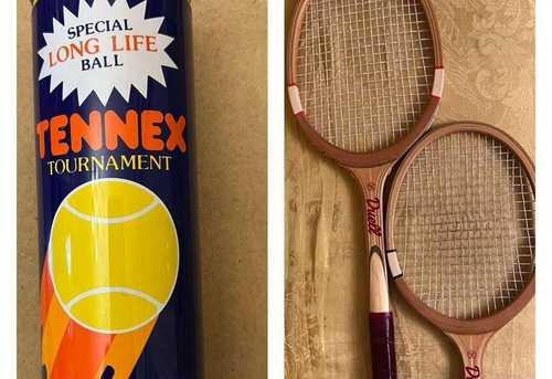 Теннисные ракетки Duell + мячи теннисные Tennex