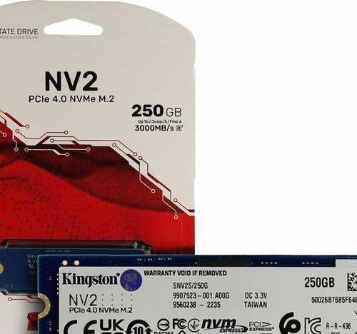 SSD M.2 накопитель Kingston NV2 250гб