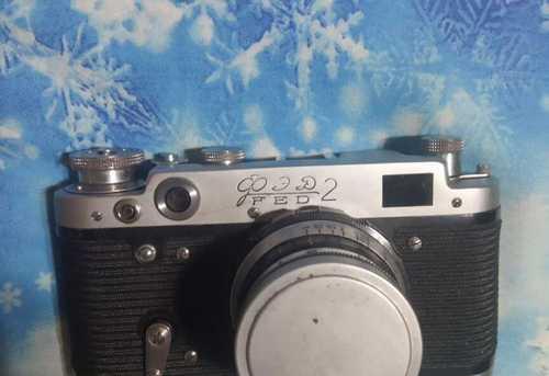 Ретро фотоаппарат фэд-2 1955-1970г.в. номерной