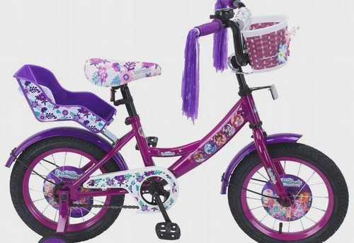 Велосипед детский 14" lady BUG a-тип,корз,страх.ко