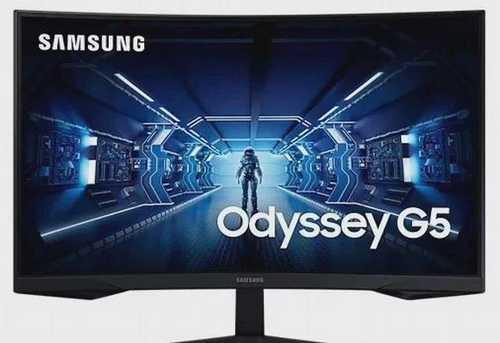 Монитор Samsung C27G55TQ Black 144Hz 2560x1440