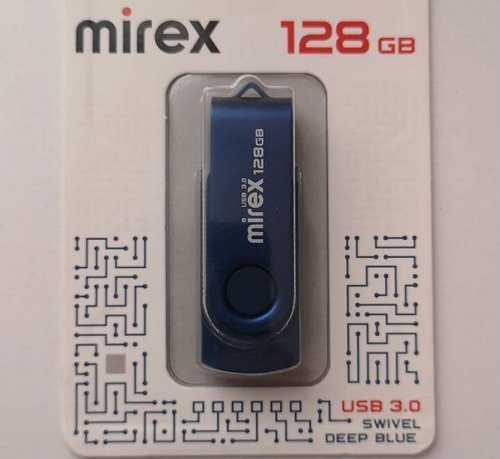 Флеш-диск Mirex Swivel Deep Blue 128GB USB 3.0