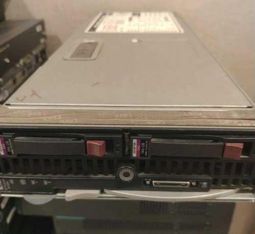 Блейд-сервер HP proliant BL460C с HDD и озу