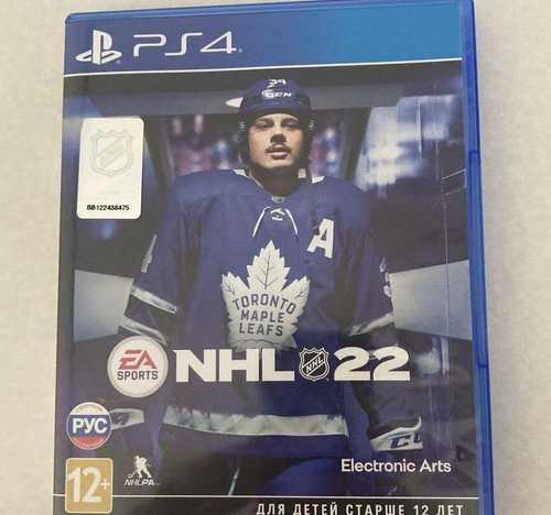Игра на ps4 nhl 22