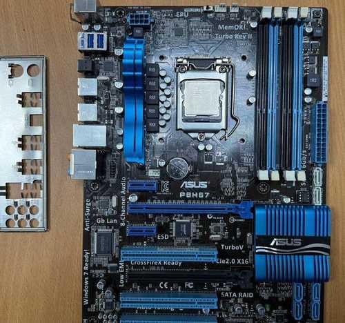 Материнская плата asus P8H67 LGA1155