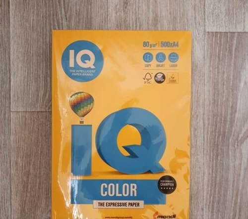 Бумага IQ Color A4, старое золото AG10