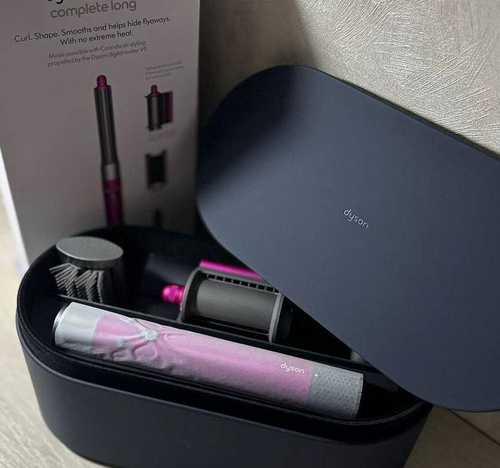 Стайлер dyson airwrap complete long, розовый