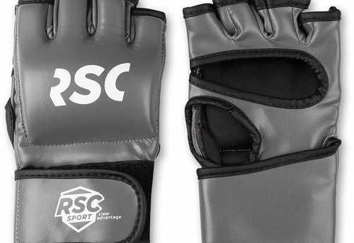Перчатки мма RSC SB-03-330 серо-черные (M)